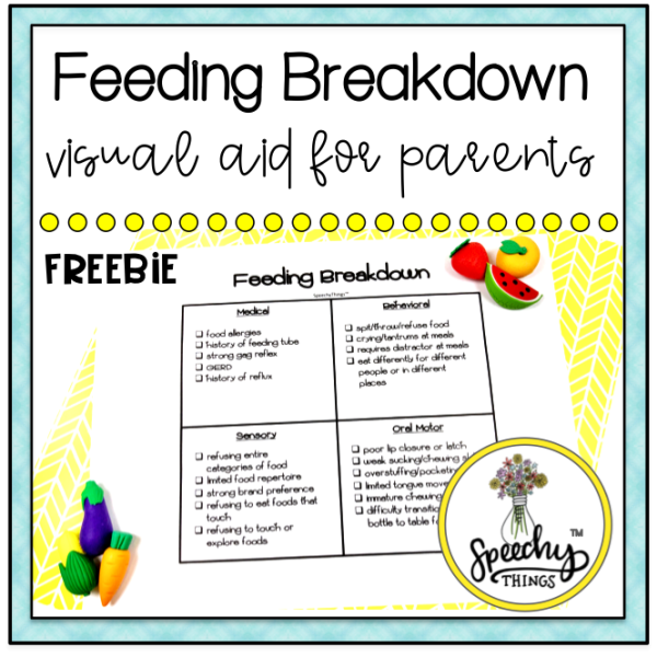 Feeding Therapy Breakdown - Parent Handout • Rock the R®