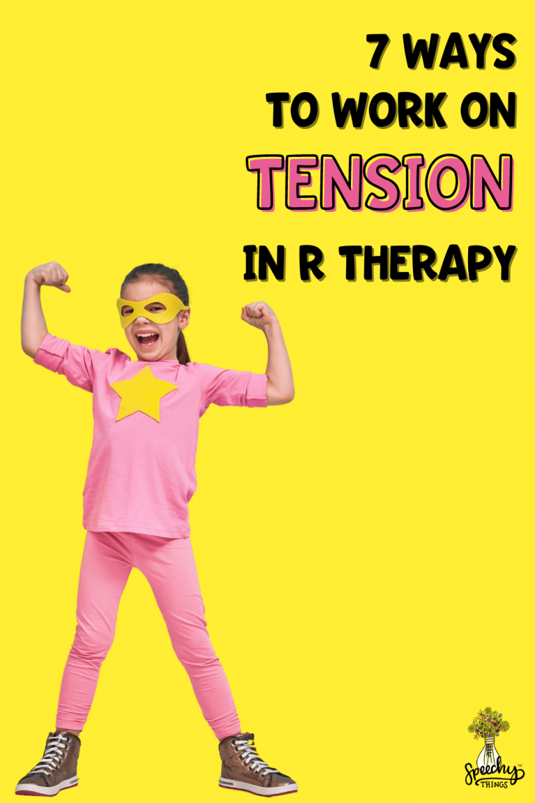 How to Teach Tension When Producing the R Sound in Speech Therapy ...