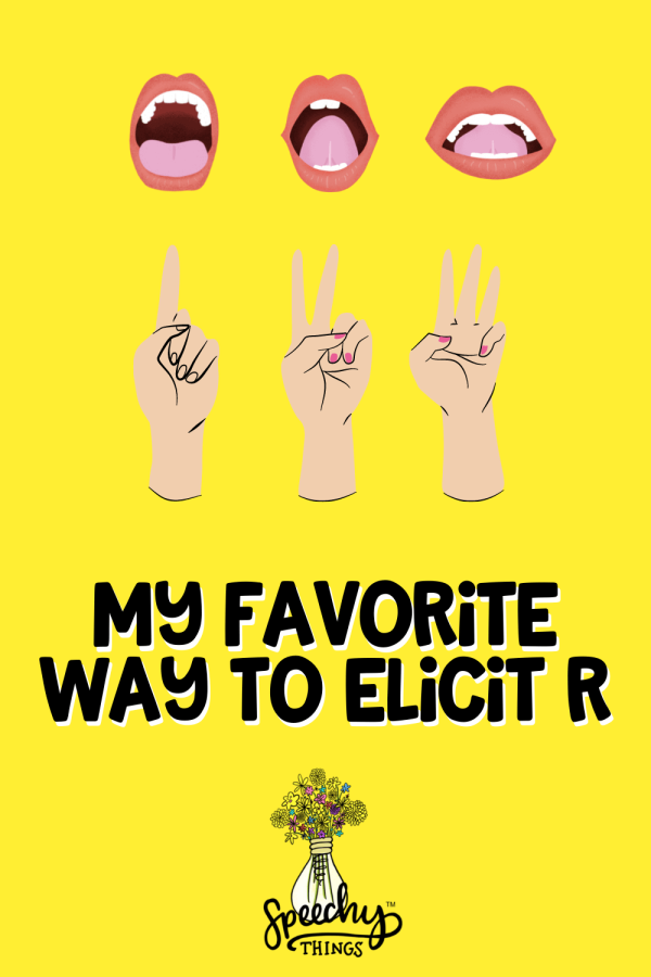 My Favorite Way to Finally Elicit the R Sound in Speech Therapy When ...