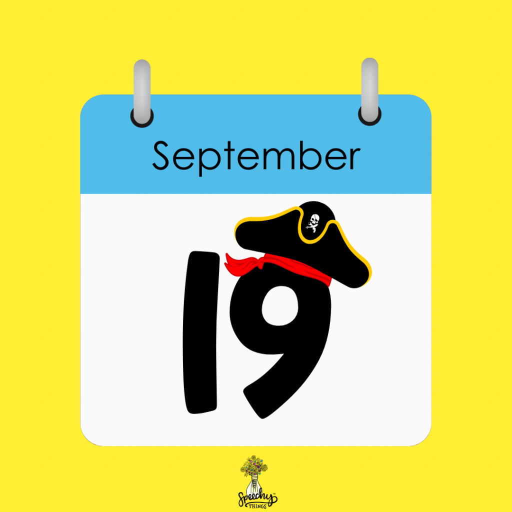 Talk Like a Pirate Day Speech Therapy Ideas • Rock the R®