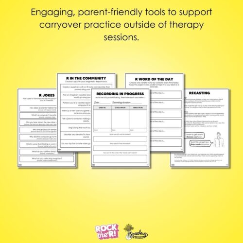 R Carryover Activity Pack • Rock the R®